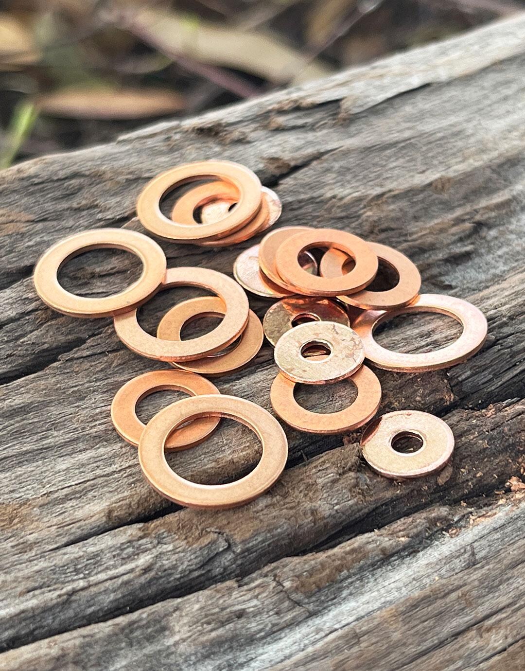 Small Copper Washers **choose Size** **CLOSEOUT** - Etsy