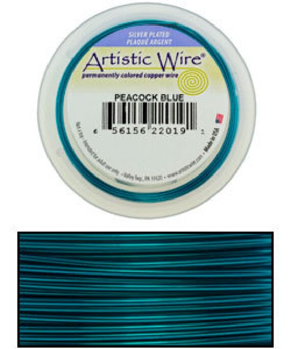 Artistic Wire Retail Spool SP Peacock Blue 18ga 20ft WR35118 | Etsy