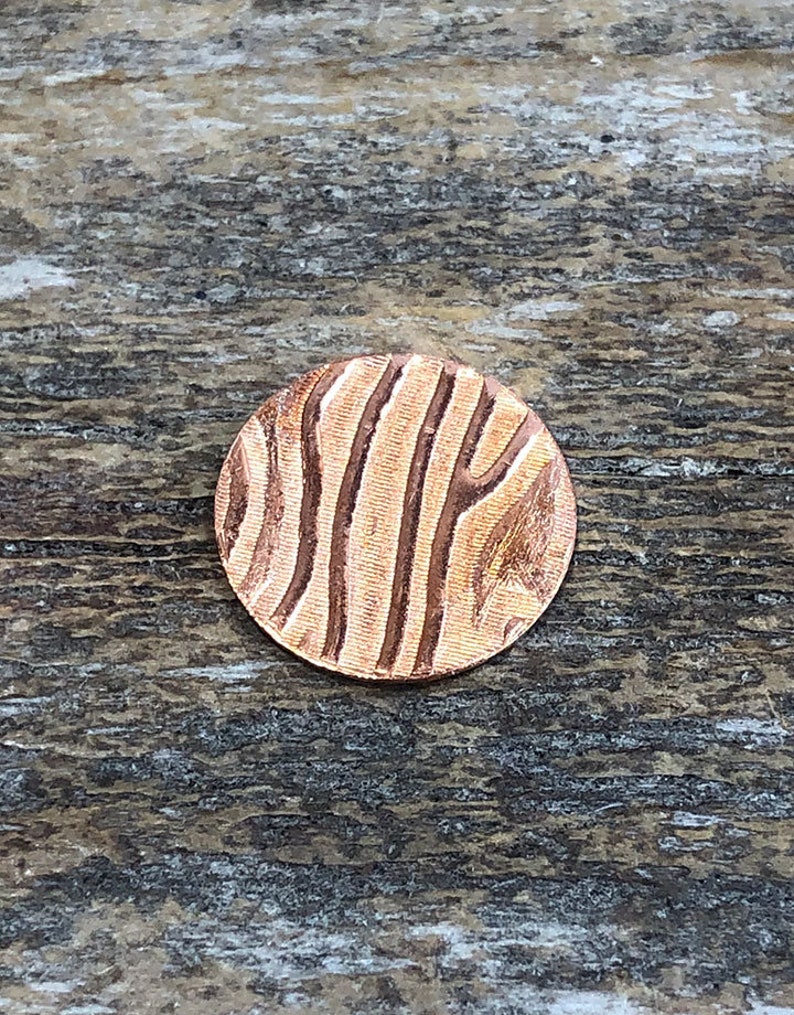 1" Copper Pattern Discs "mega Fingerprint" Pkg of 6 (CSP640) - Etsy