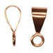 Copper Bail With Closed Ring 14x5mm pkg of 10 910CU-03 - Etsy