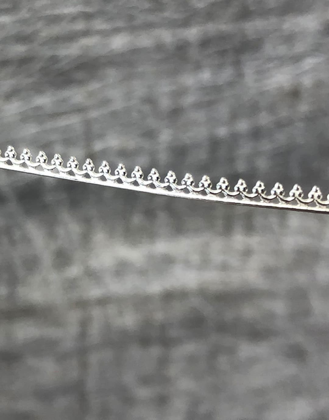Sterling Silver Gallery Wire "beaded Swag" (SGW06) - Etsy