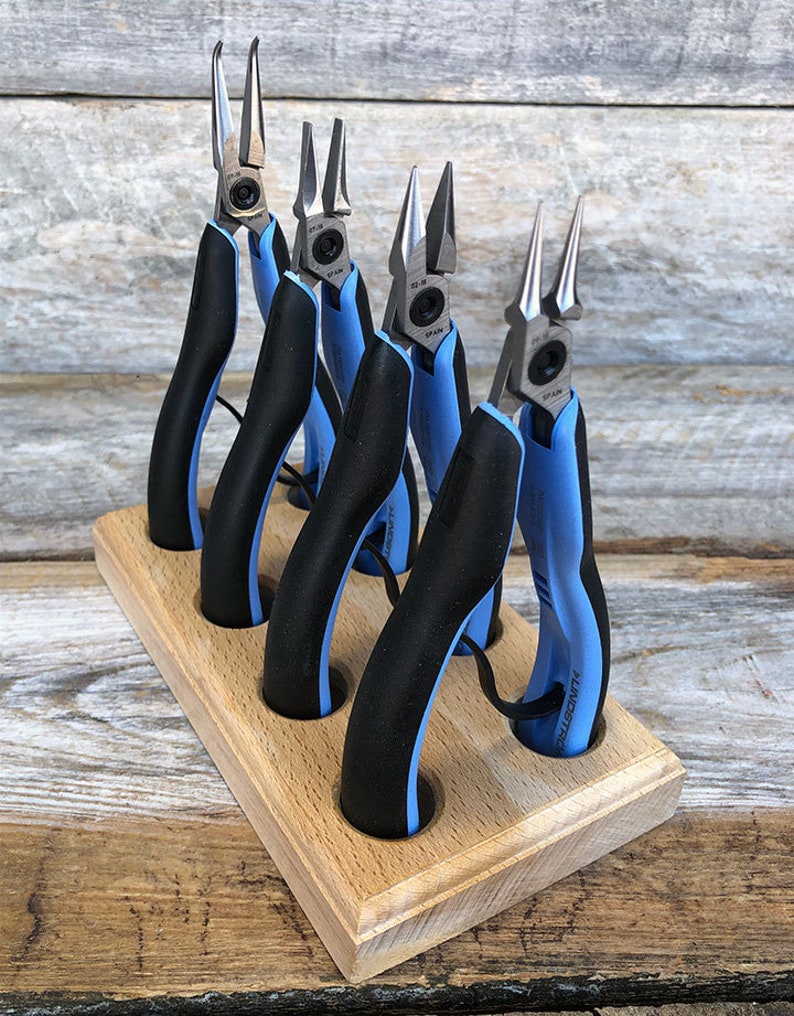 Lindstrom RX 4 Piece Plier Set in Wood Stand PL7897RX - Etsy