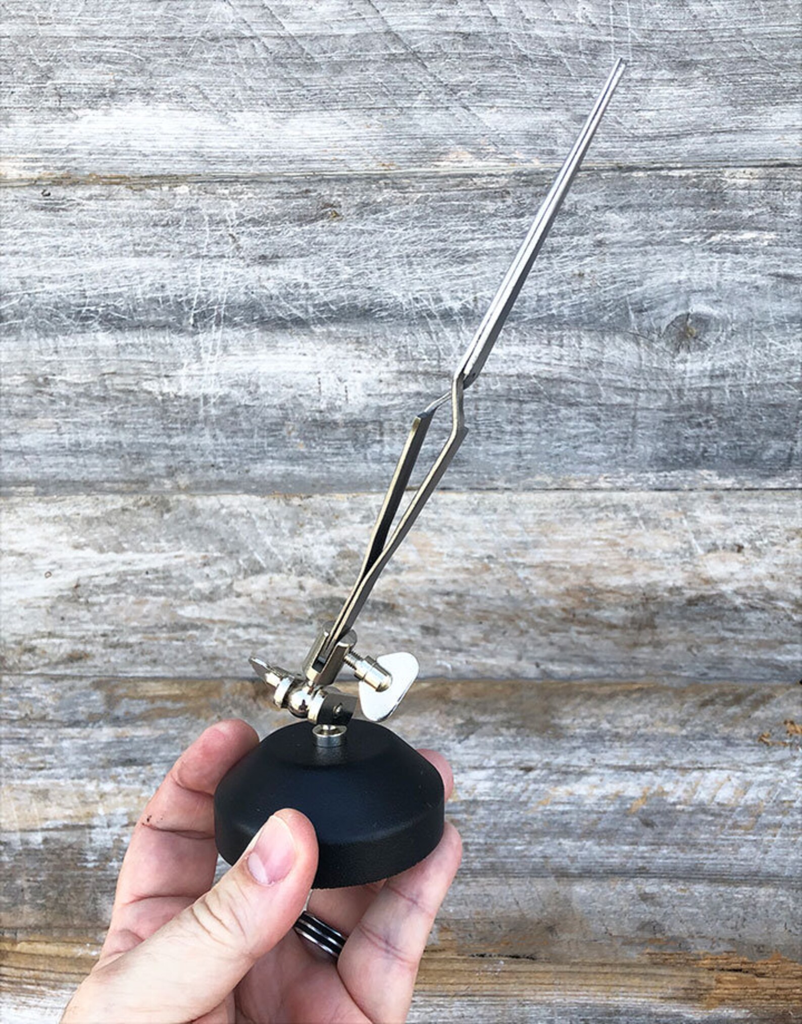 Third Hand Soldering Stand With Base and Tweezers 54.080 | Etsy