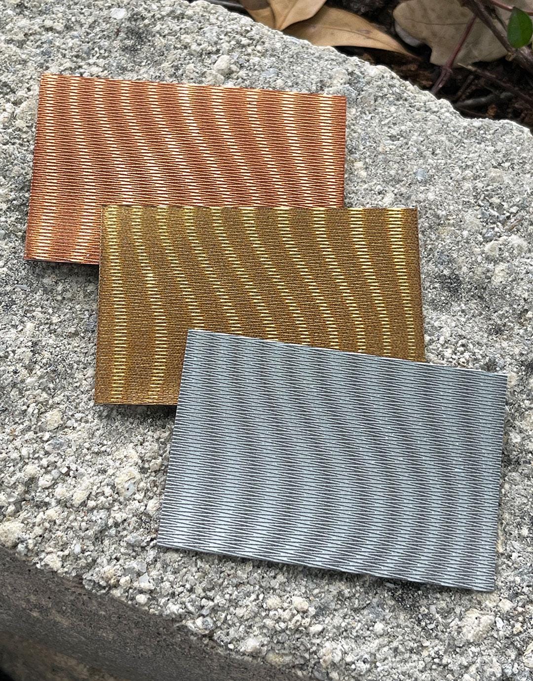 Laser Engraved Pattern Sheet (hazy Lines) 3x2" (XLP0147) **choose Metal ...