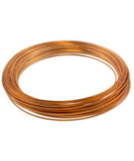 Craft Wire 1/2 Round Copper 18ga 7yd Spool WR6118C | Etsy