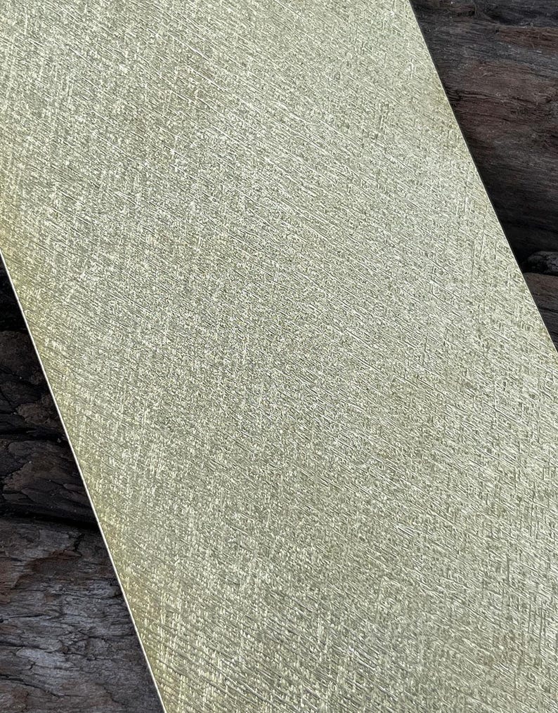Pattern Brass Sheet "cross Hatch" 2-1/2" Wide 24ga (choose Length ...
