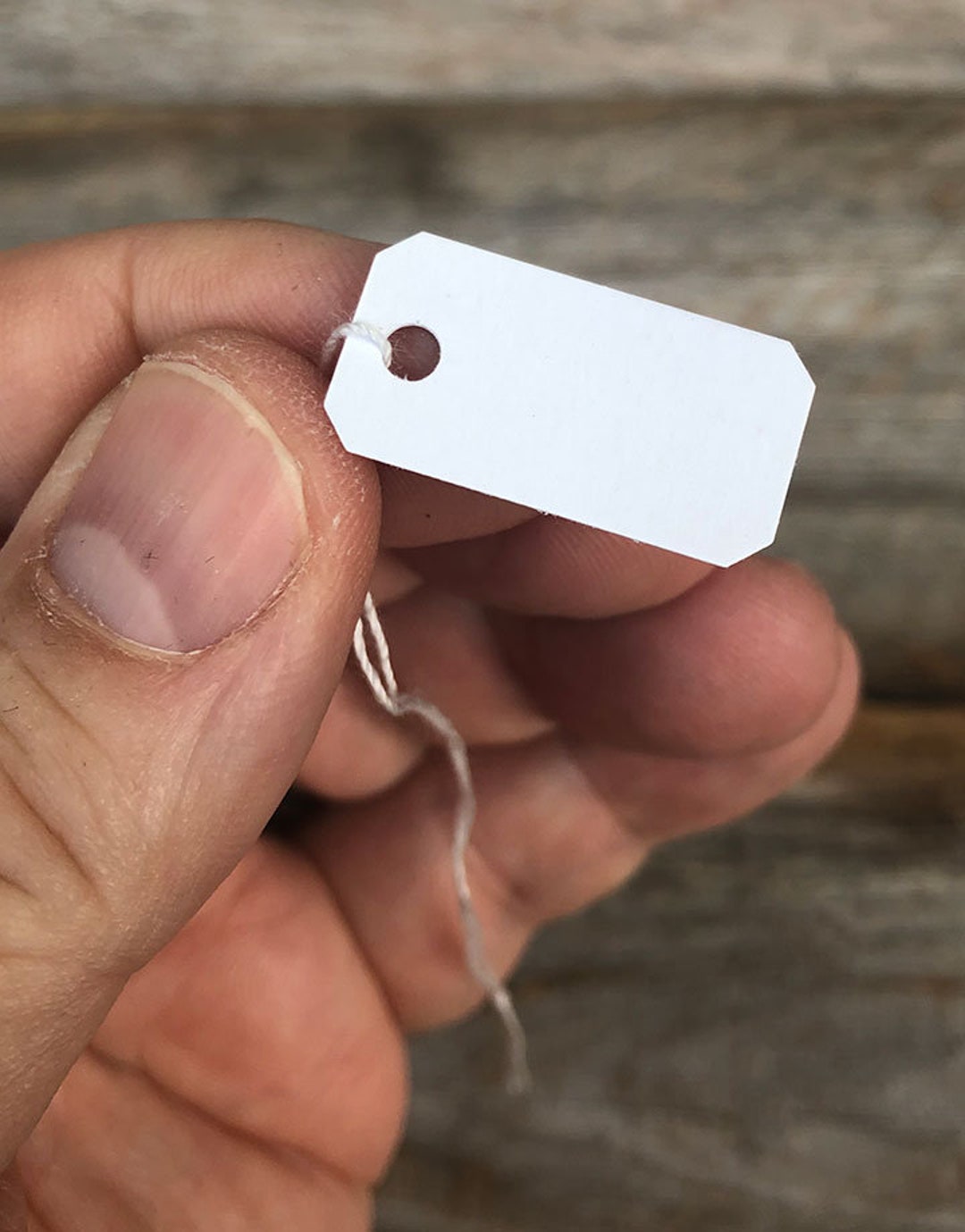 White Paper String Tags (1/2" X 1") (DTA1763) - Etsy