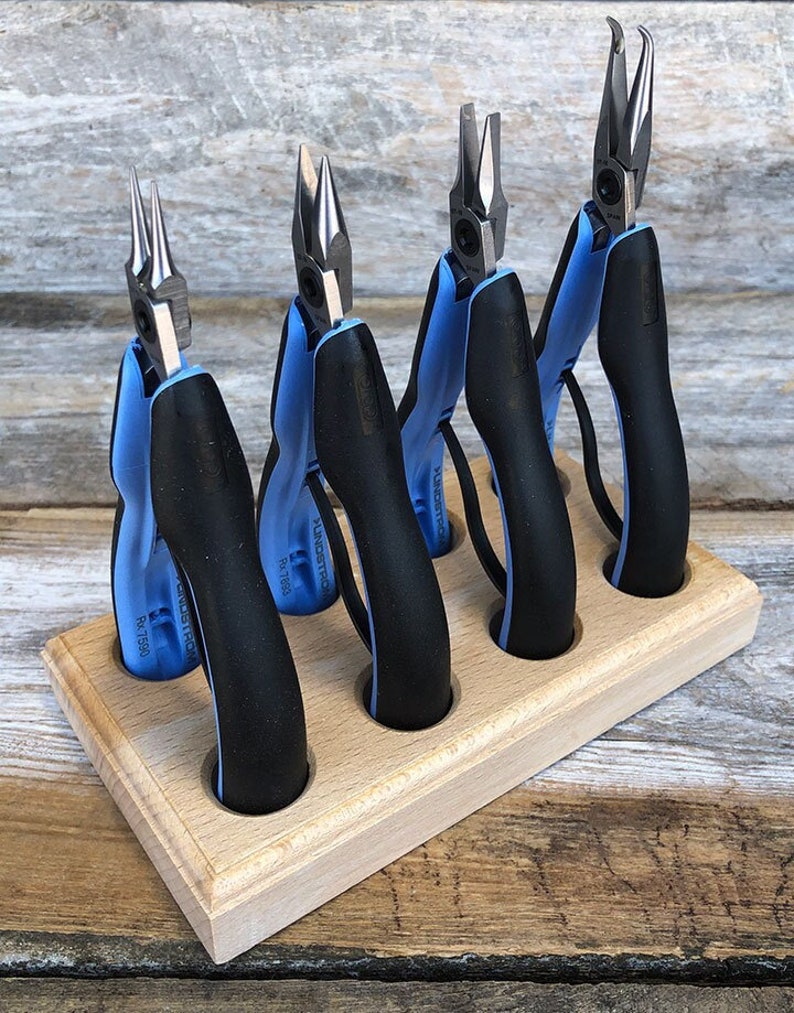 Lindstrom RX 4 Piece Plier Set in Wood Stand PL7897RX - Etsy