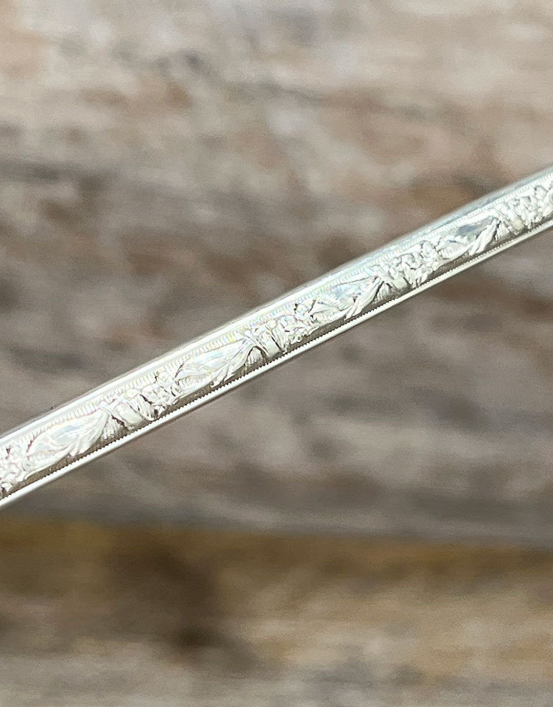 Pattern Wire Sterling Silver 4.9 X 1.9mm (SPW01) - Etsy