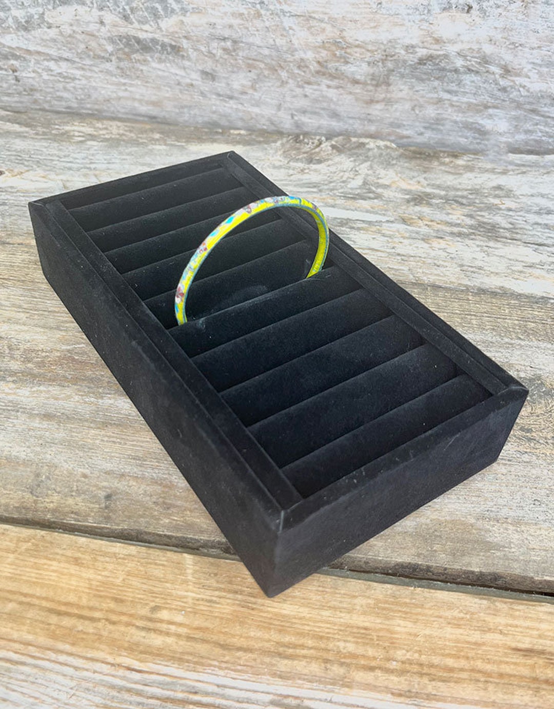 Black Velvet Bangle Tray Holds 9 Bangles (DBR1210) - Etsy