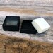 Gem Box With Glass Top & Foam Insert 1-1/2 Square Black pkg of 50 ...