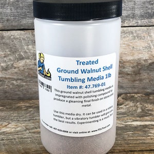 Treated Ground Walnut Shell Tumbling Media (1lb) (47.769-01) - Etsy