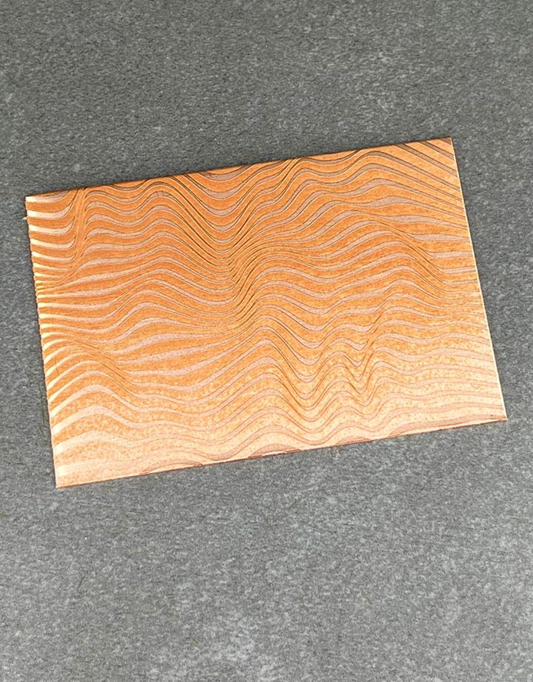 Laser Engraved Pattern Copper Sheet wavy 3x2 CLP0008 - Etsy