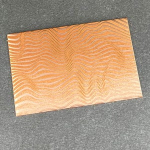 Laser Engraved Pattern Copper Sheet (wavy) 3x2" (CLP0008) - Etsy