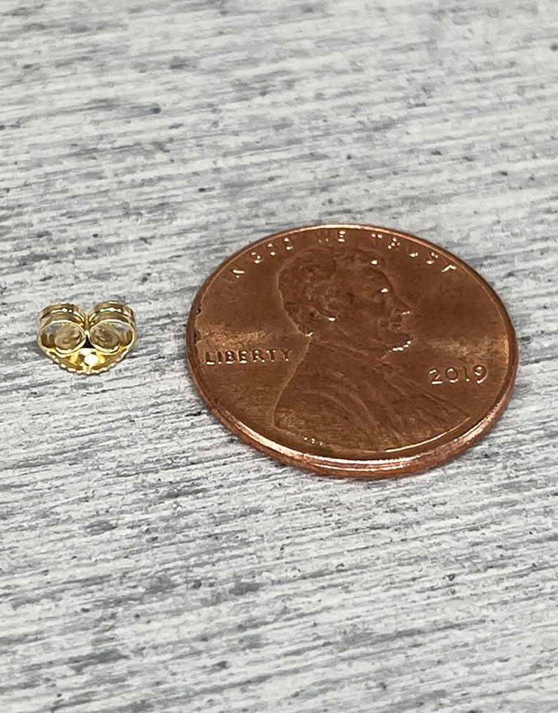 Friction Earring Backs 14KY Gold (909-0X) **choose Size** (sold per ...