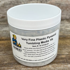 Tumbling Media Very Fine Plastic Pyramids (1lb) (47.0142-01) - Etsy