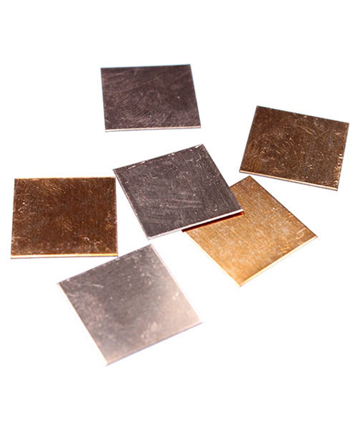 Copper Shape Square 3/4 x 3/4 24ga Pkg of 6 - Etsy.de