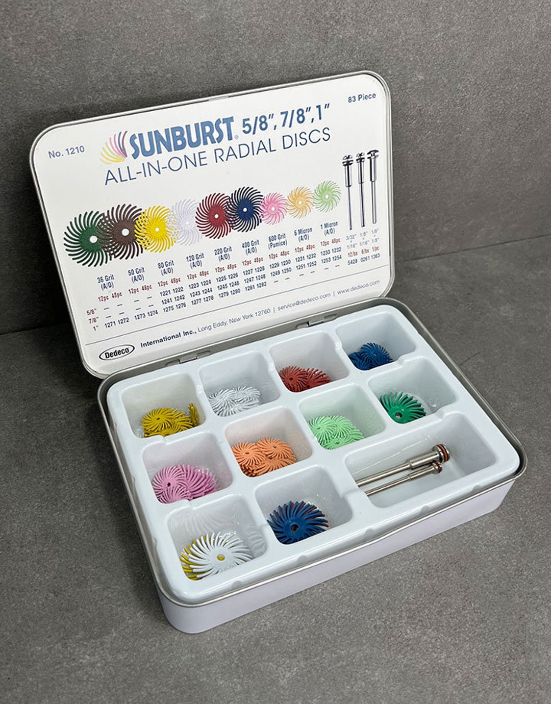 Dedeco Radial Discs 5/8", 7/8'', & 1" Kit 83pcs (ST9120) - Etsy