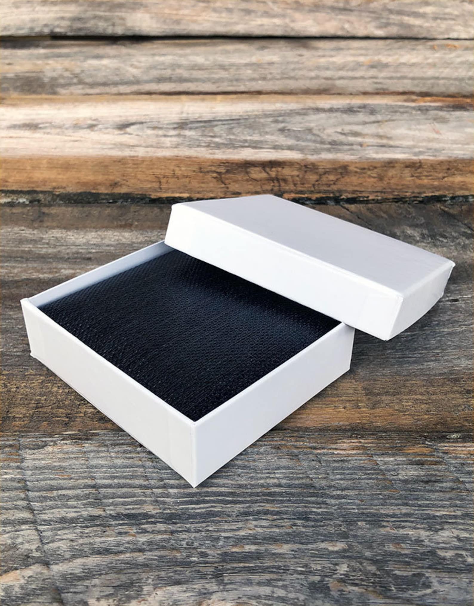 Slim Proposal Engagement Ring Box Grey/black DBX6010 | Etsy