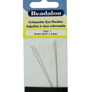 Collapsible Eye Needles 2.5 X .012 Fine pkg of 4 CD925 - Etsy