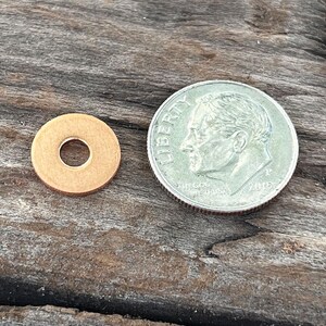 Small Copper Washers **choose Size** **CLOSEOUT** - Etsy