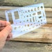 Plastic Template Set 8pcs (35.421) - Etsy