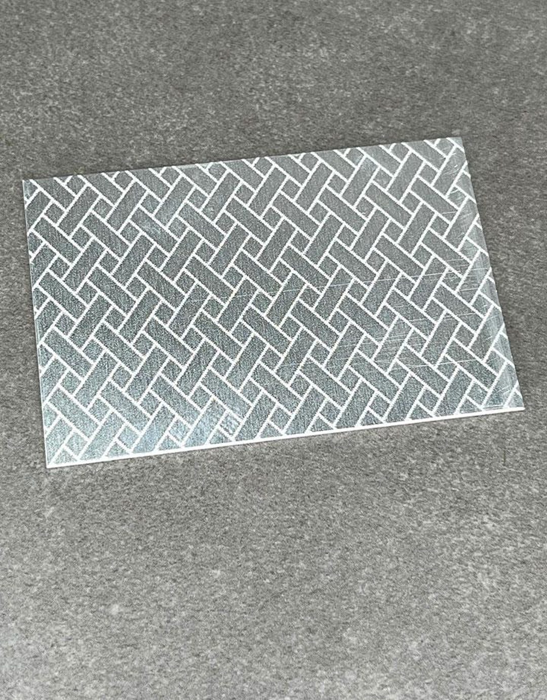 Laser Engraved Pattern Aluminum Sheet (crosshatch) 3x2" (ALP0011) - Etsy