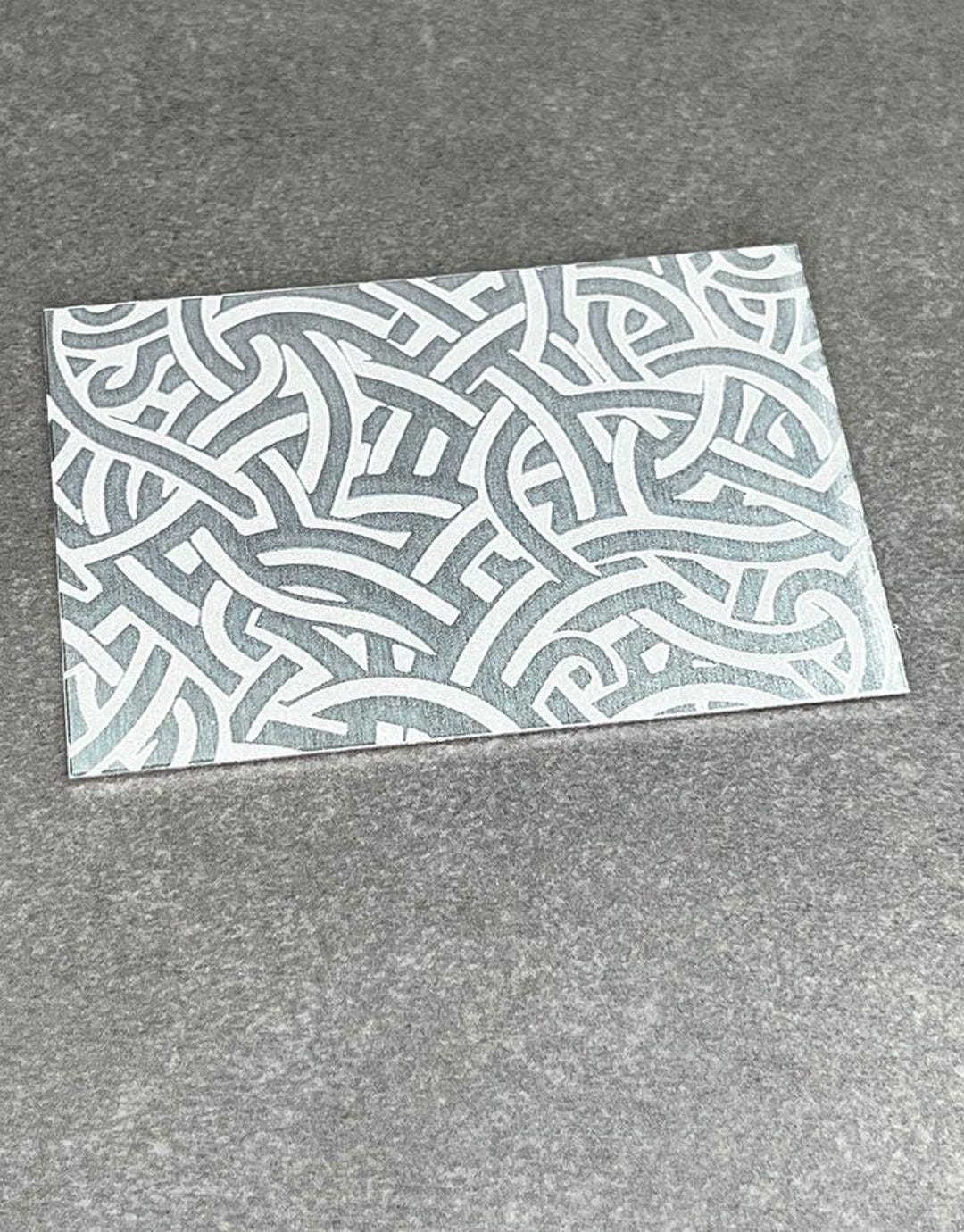 Laser Engraved Pattern Aluminum Sheet (celtic Oak) 3x2" (ALP0039) - Etsy