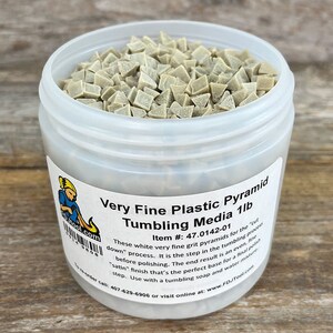 Tumbling Media Very Fine Plastic Pyramids (1lb) (47.0142-01) - Etsy