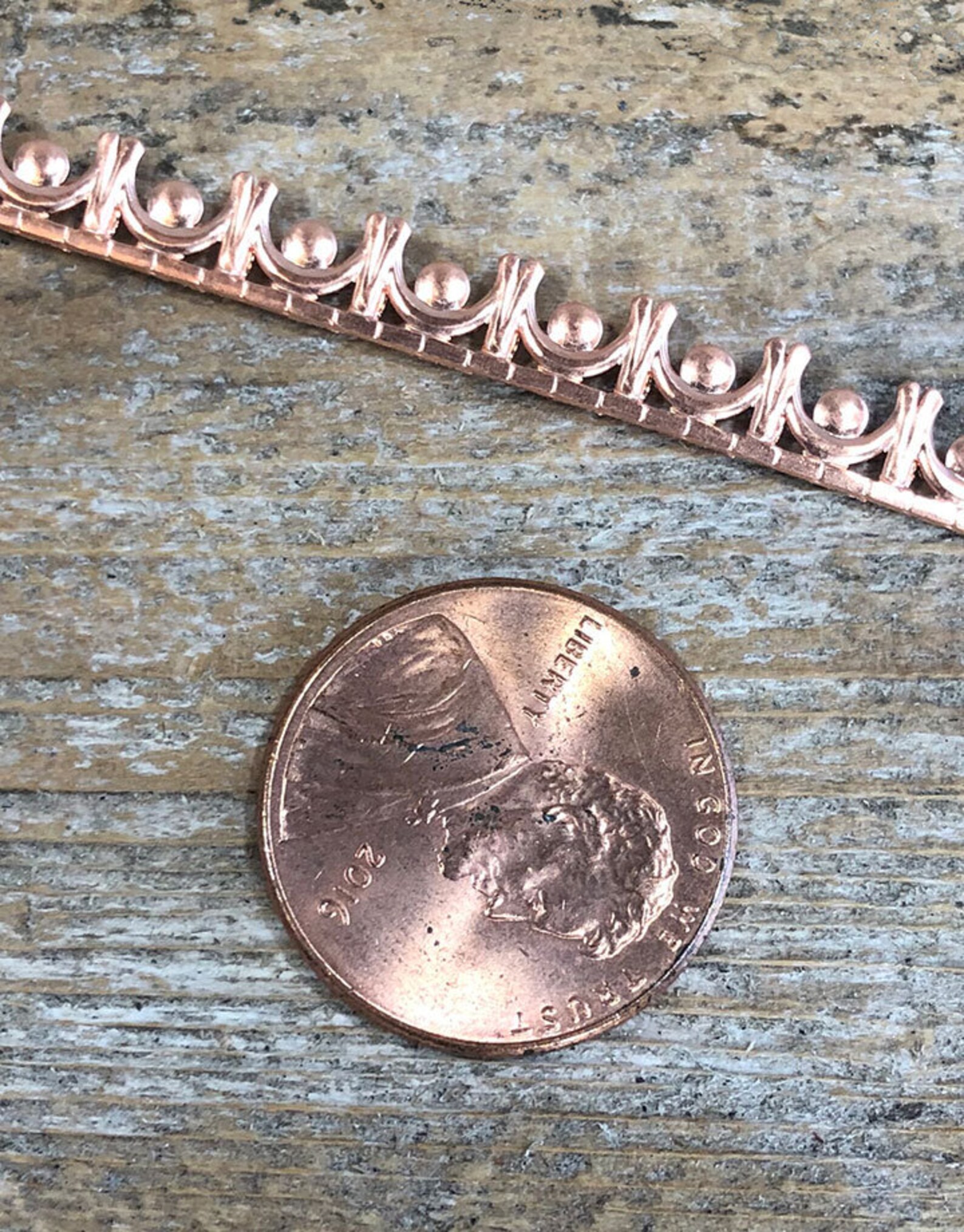 Copper Gallery Wire "swag" (CGW09) - Etsy