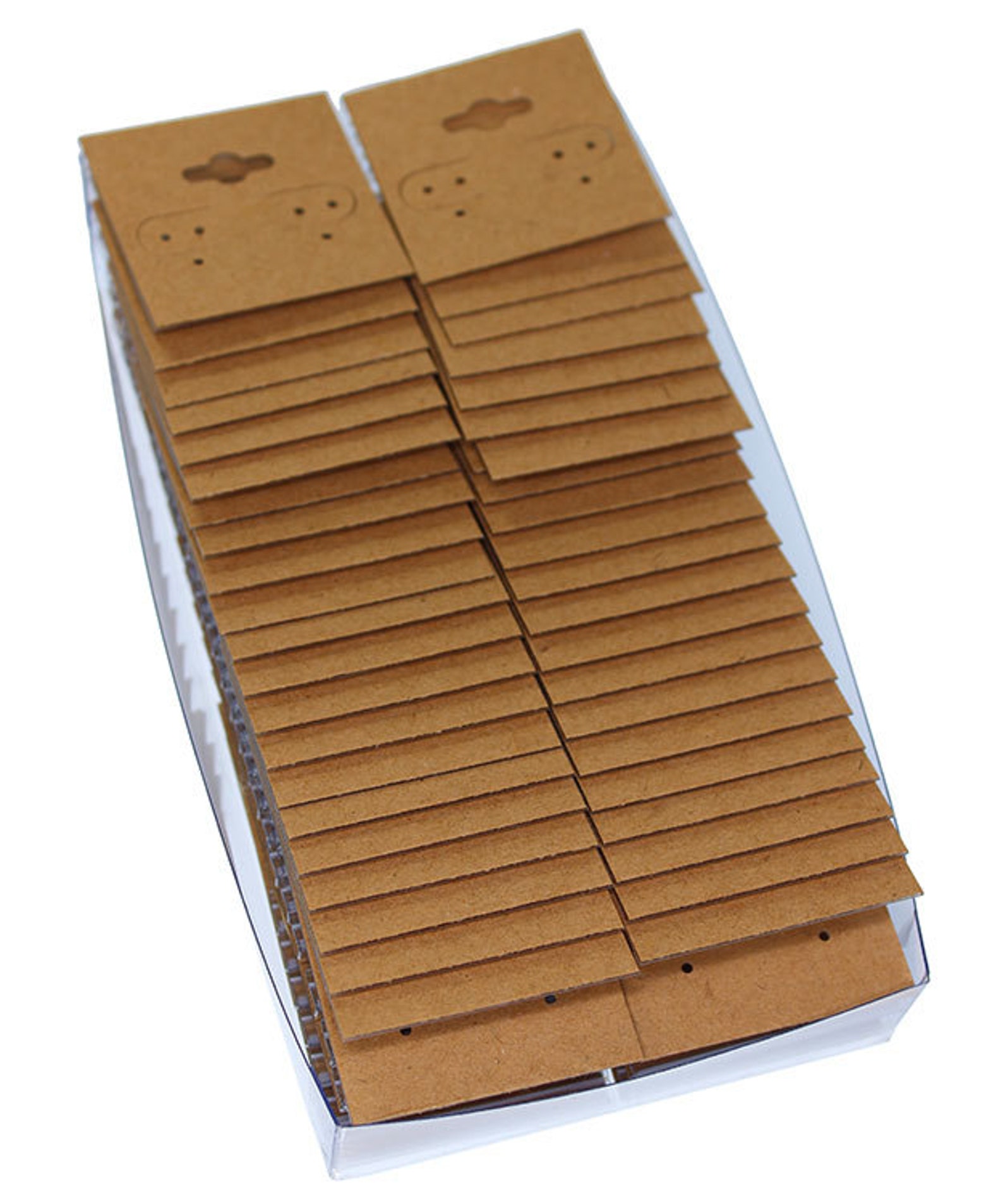 Hanging Earring Card Kraft Paper Covered 1.5 - Etsy