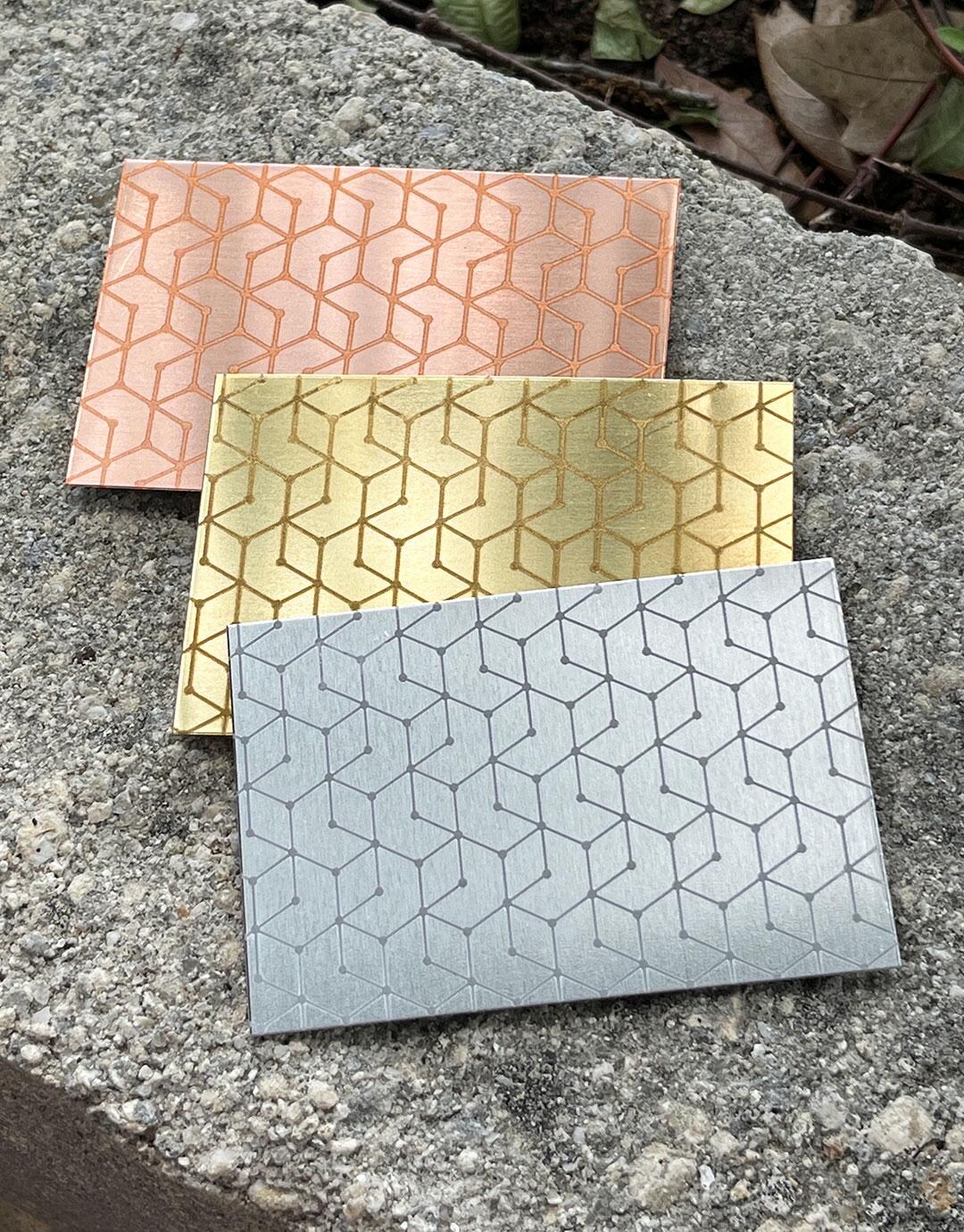 Laser Engraved Pattern Sheet (hexagon Dots) 3x2" (XLP0003) **choose ...