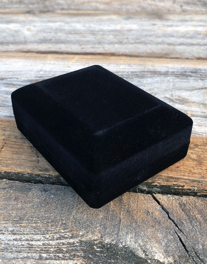 Black Value Velvet Small Pendant Box pkg of 6 DBX1215 | Etsy