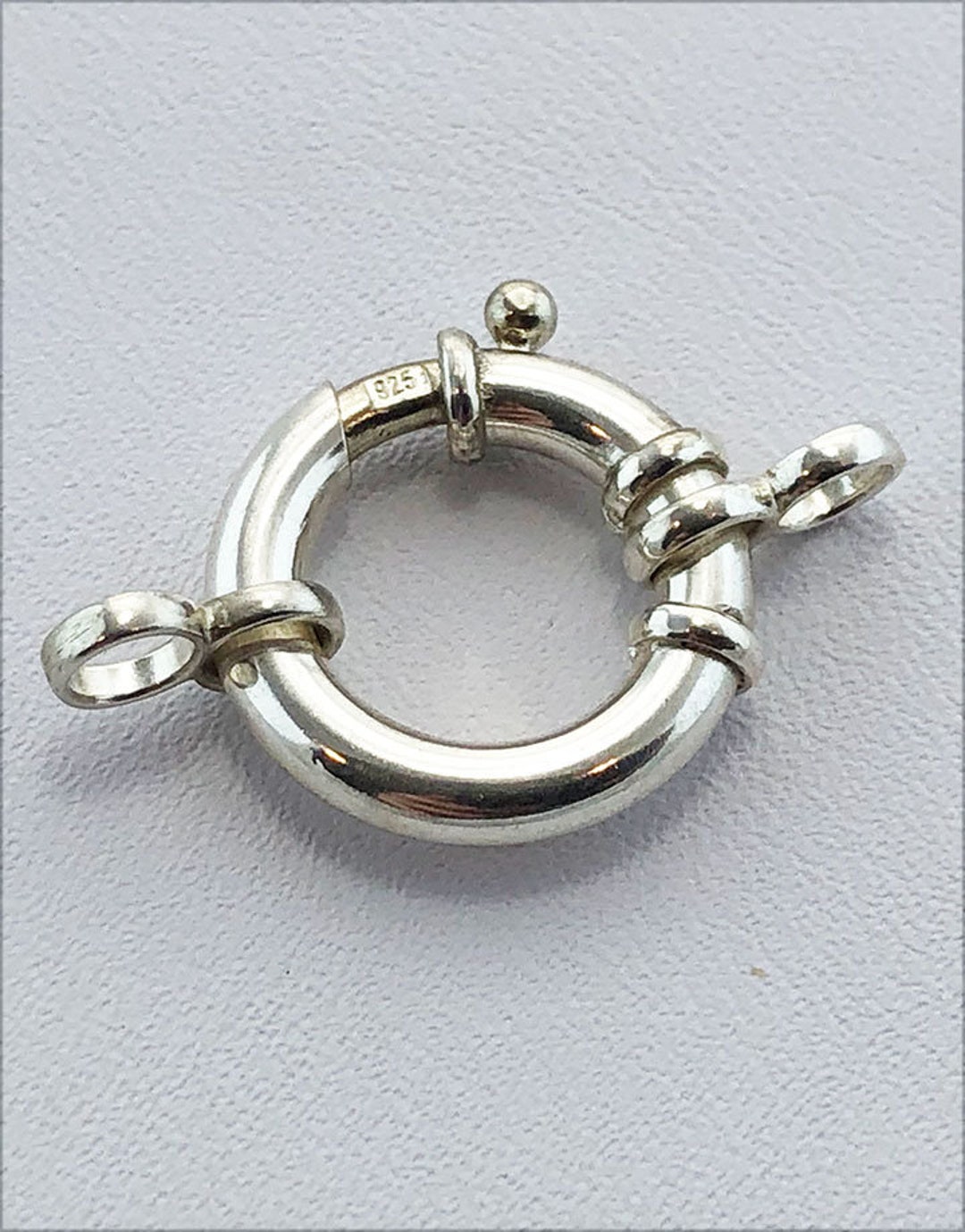 Sterling Silver Spring Ring Jumbo 16 X 3mm (each)(911s-39) - Etsy