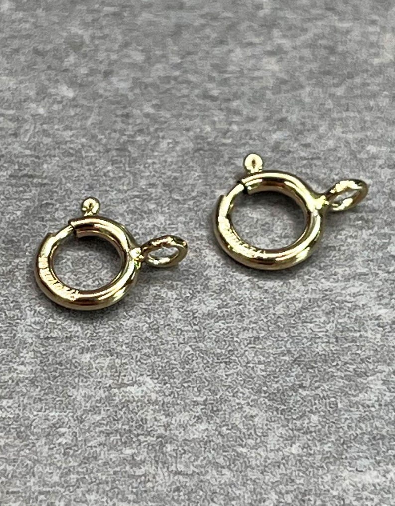 Gold Filled Spring Rings (pkg of 10) (911F-0X) **choose Size** - Etsy
