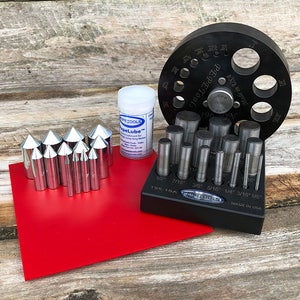 Disc Cutter Set of 14 Different 1/8" to 1" by PEPE Tools (25.198) - Etsy