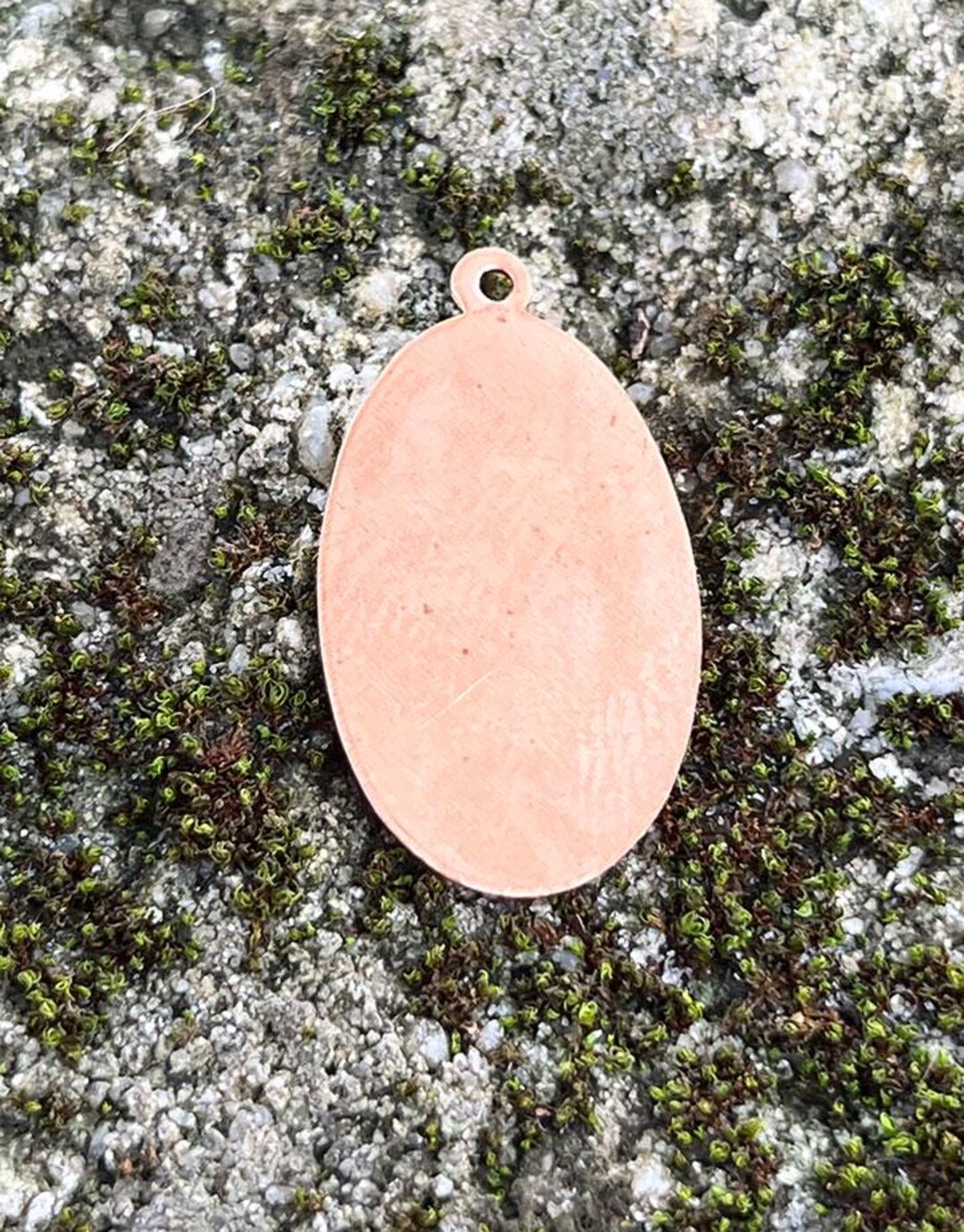 Copper Shape- Oval With Ring 1"x5/8" 24ga (pkg of 6) (MSC20724) - Etsy