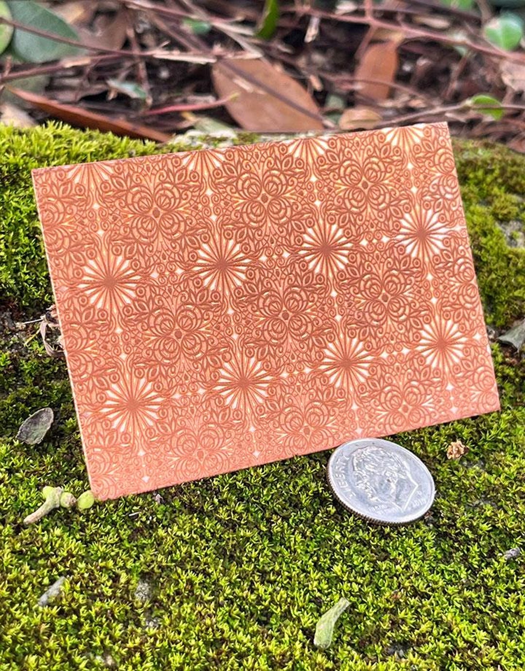 Laser Engraved Pattern Copper Sheet (floral Tiles) 3x2" (CLP0076) - Etsy