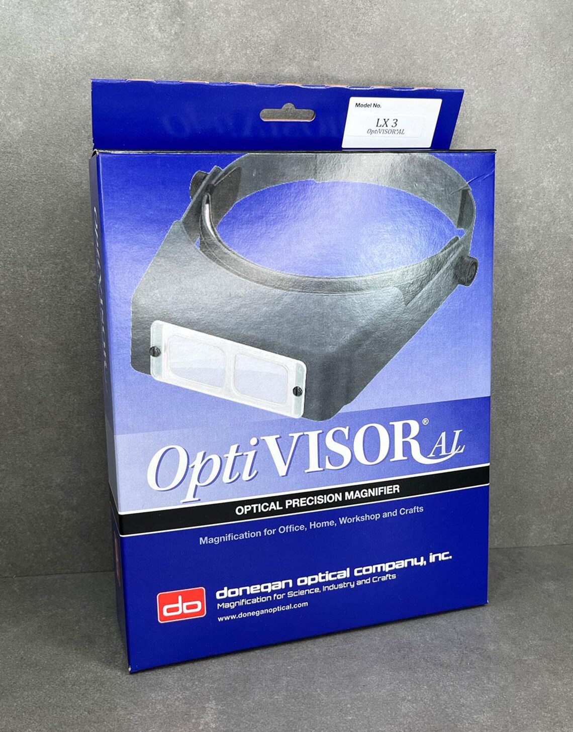 Optivisor LX Headband Magnifier (choose Your Magnification) (EL50X) - Etsy