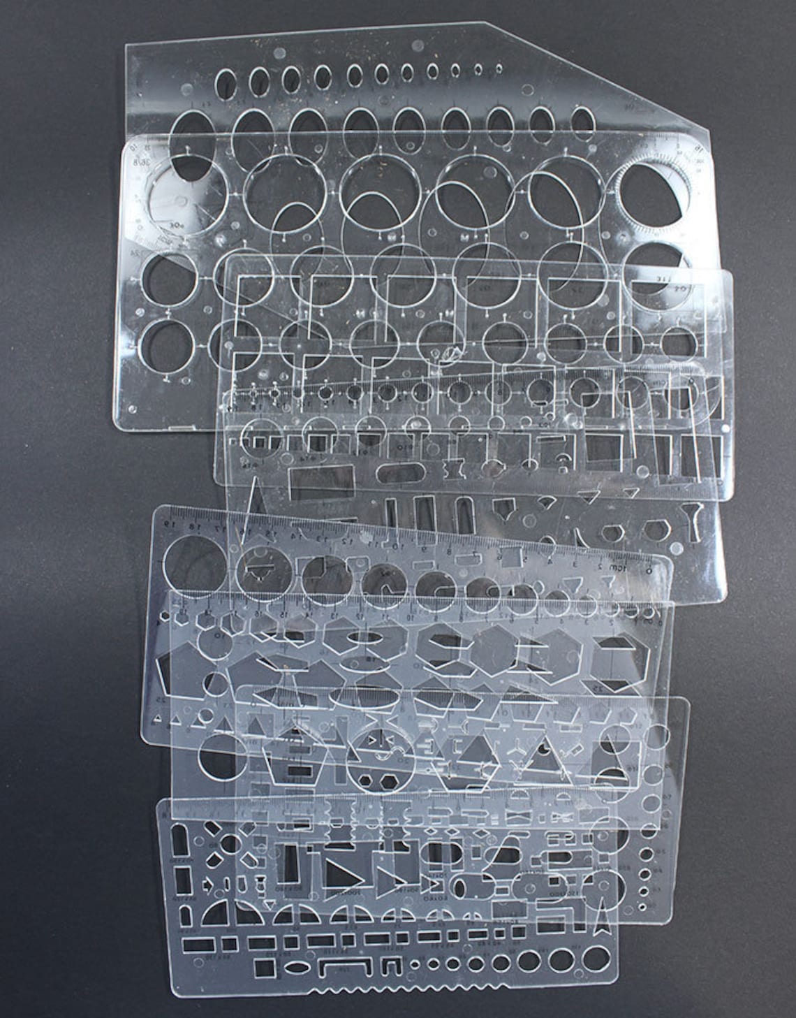 Plastic Template Set 8pcs 35.421 - Etsy