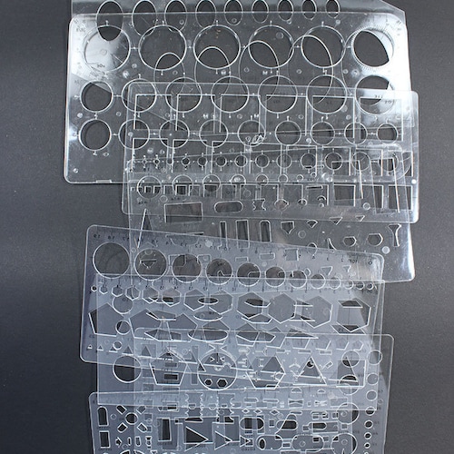 Plastic Template Set 8pcs 35.421 - Etsy