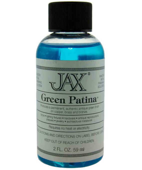 Jax Green Patina for Copper Brass & Bronze 2oz Bottle - Etsy