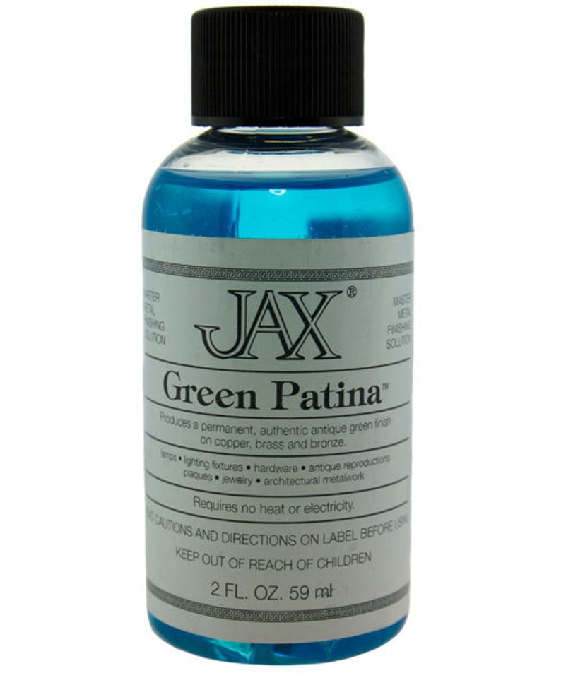 Jax Green Patina for Copper Brass & Bronze 2oz Bottle - Etsy
