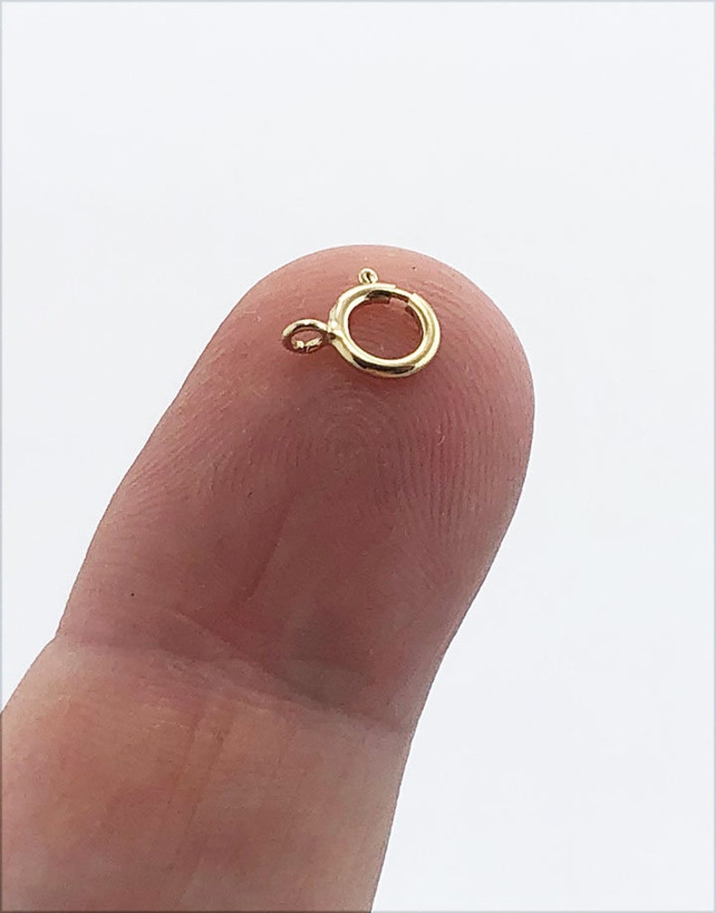 Gold Filled Spring Ring 6.mm Standard pkg of 10 911F-04 - Etsy
