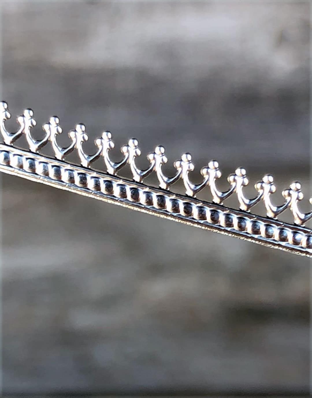 Sterling Silver Gallery Wire "crown" (SGW01) - Etsy