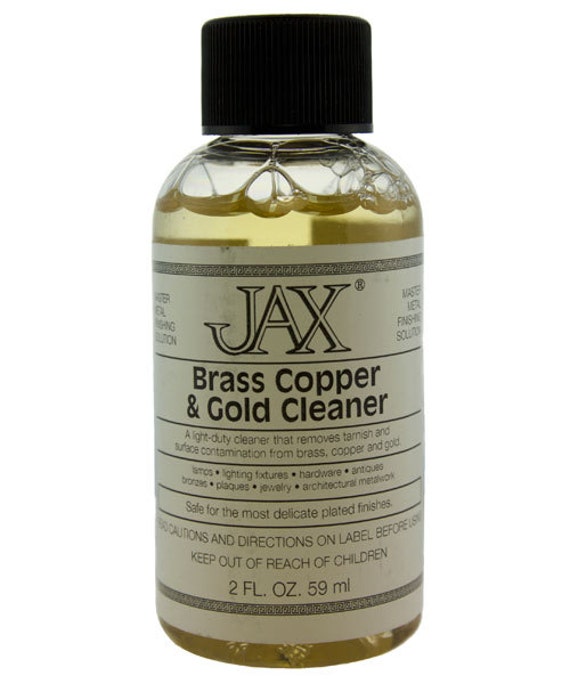 Jax Brass Gold & Copper Cleaner 2oz Bottle PM9015 | Etsy