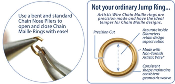 Artistic Wire Natural Copper Jump Ring 4.3mm ID 11/64 - Etsy