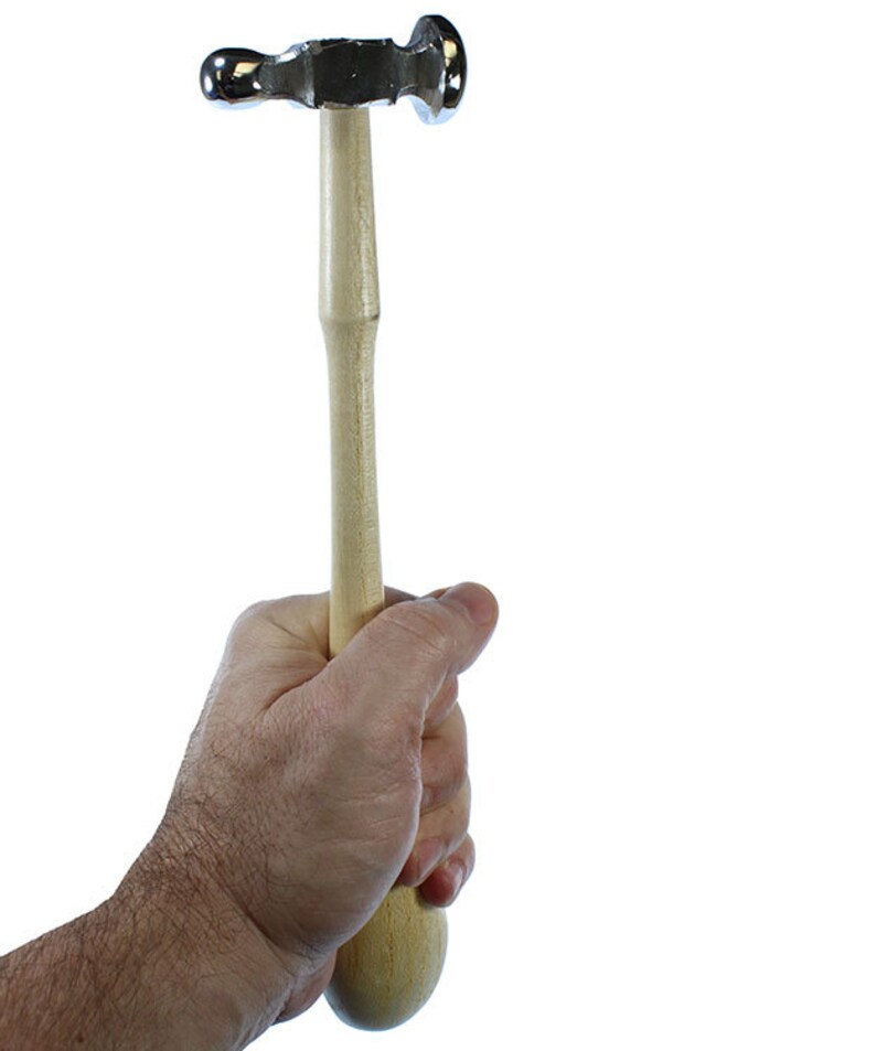 Chasing Hammer With Convex Face 1 Dia HA1610 | Etsy