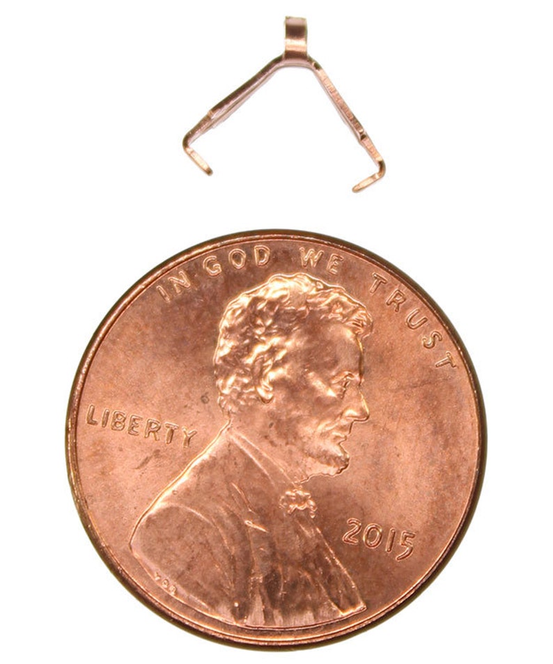 Copper Pinch Bail With Ring pkg of 50 910CU-05 - Etsy