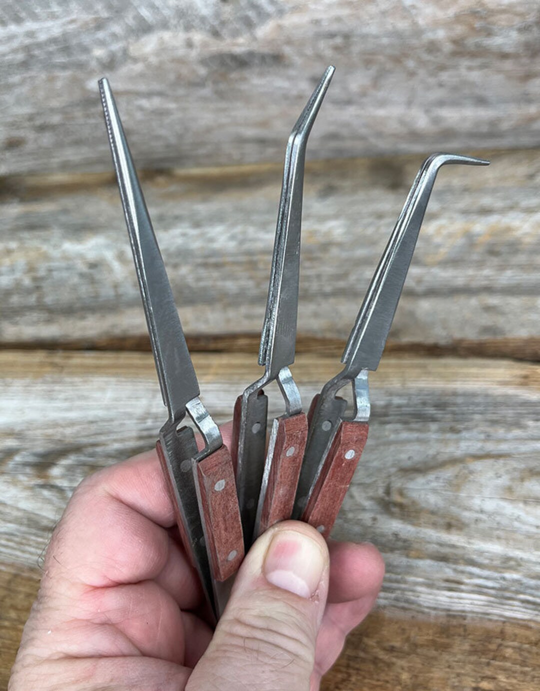 Fiber Grip Soldering Tweezer Set 3pcs (TW2416) - Etsy